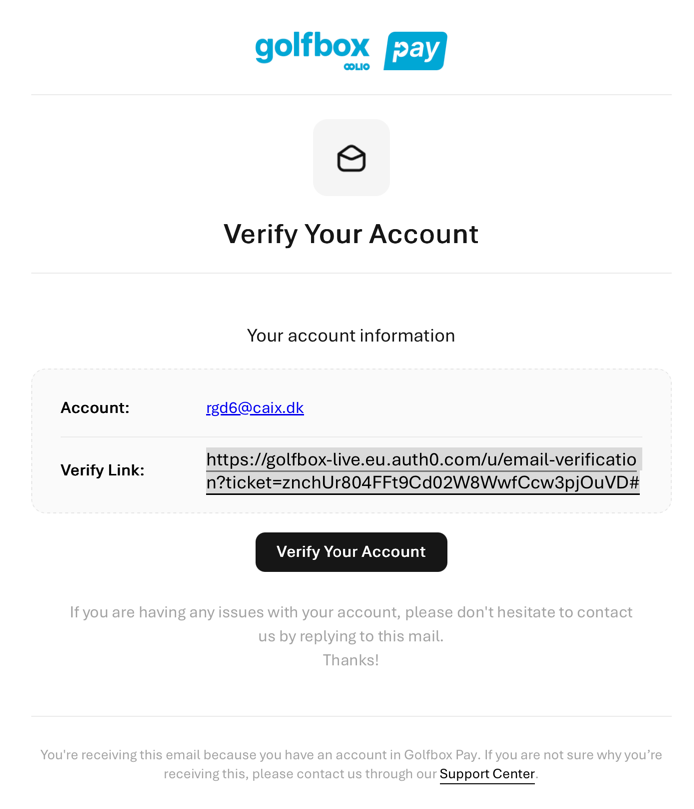 A - Anmod om golfbox Pay og opret den første bruger – GolfBox Support og salg