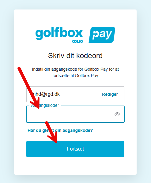 golfbox Pay administrationen - Log ind, opret brugere, se transaktioner ...
